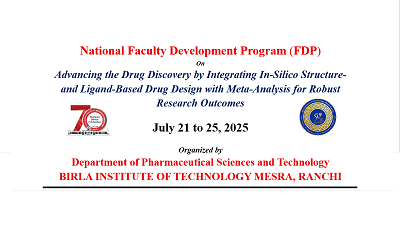 National Faculty Development Program (FDP) 2025